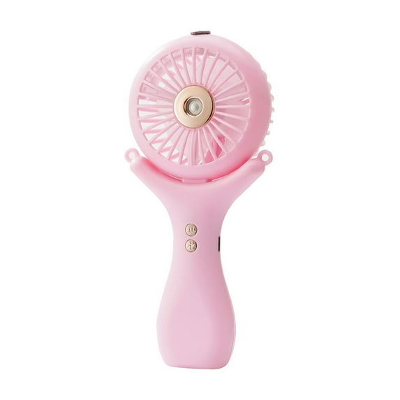 Pxyqht Portable USB Water Mist Fan Handheld Rechargeable Adjustable ...