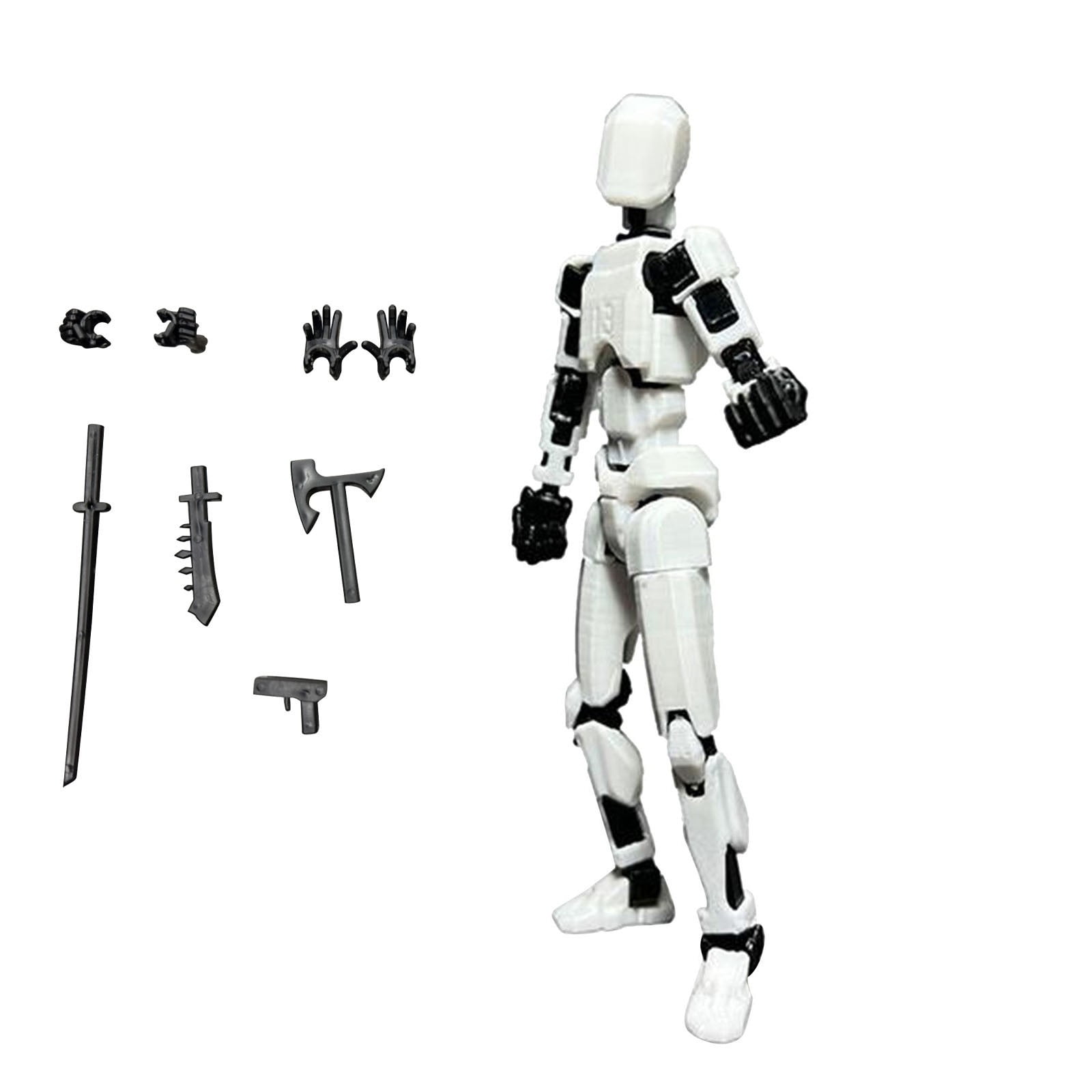 Pyaiine 13 Action Figure with Assembly Drawings 3D Multi Jointed Action ...