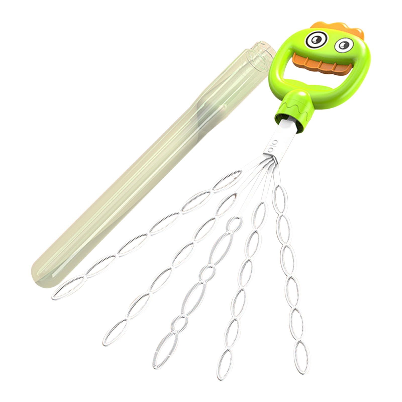 Pyaiiner 32 Hole Toddler Bubble Wand Smiling Face Foam Wands 5 Claws ...