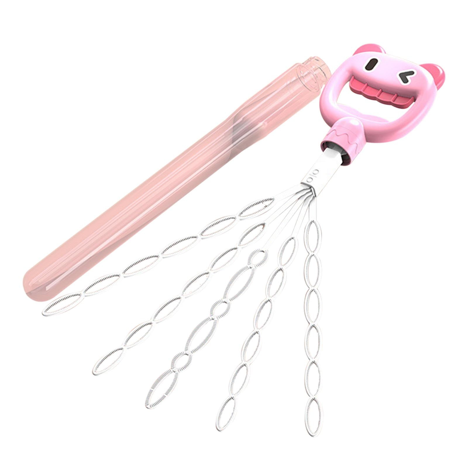 Pyaiiner 32 Hole Toddler Bubble Wand Smiling Face Foam Wands 5 Claws ...