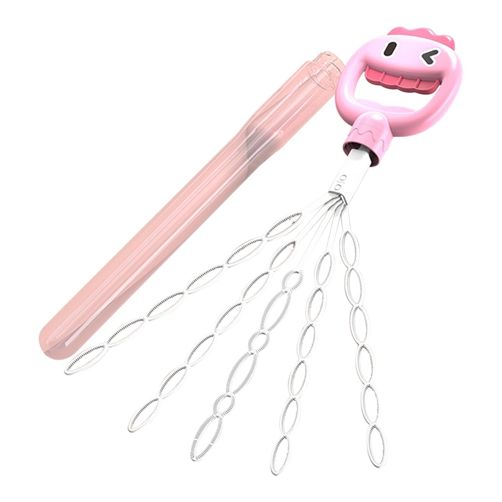 Pyaiiner 32 Hole Toddler Bubble Wand Smiling Face Foam Wands 5 Claws ...