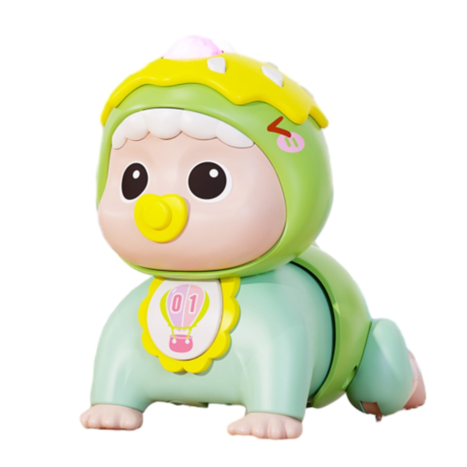Pyaiiner Electronic Crawling Doll Baby Crawling Guidance Toy Musical ...