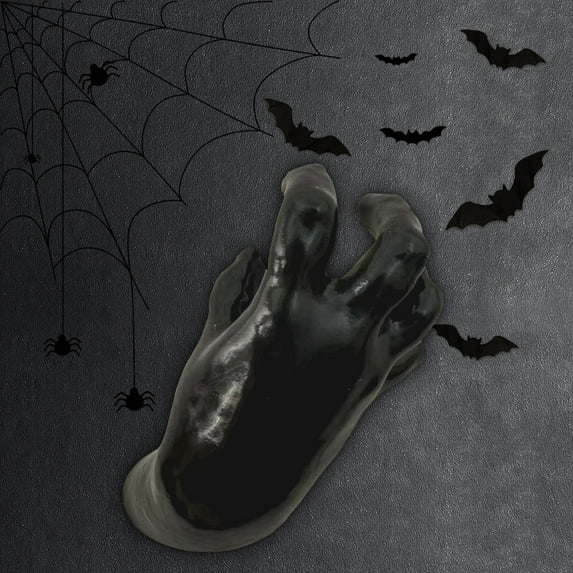 Pyaiiner Halloween Demon Hand Statue Gothic Black Decor for Spooky ...