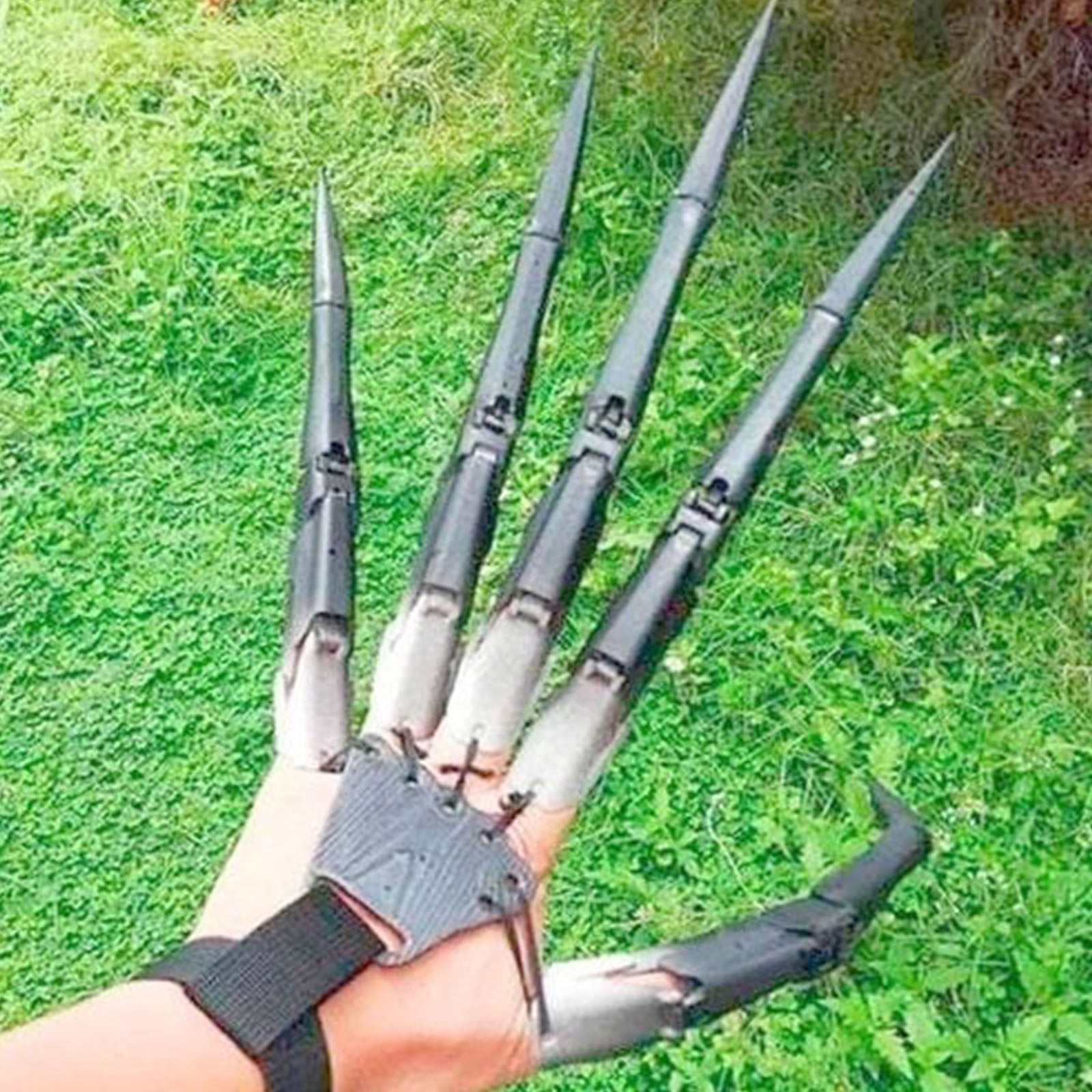 Pyaiiner Halloween Zombie Hand Prop Realistic Scary Knuckle Hands ...