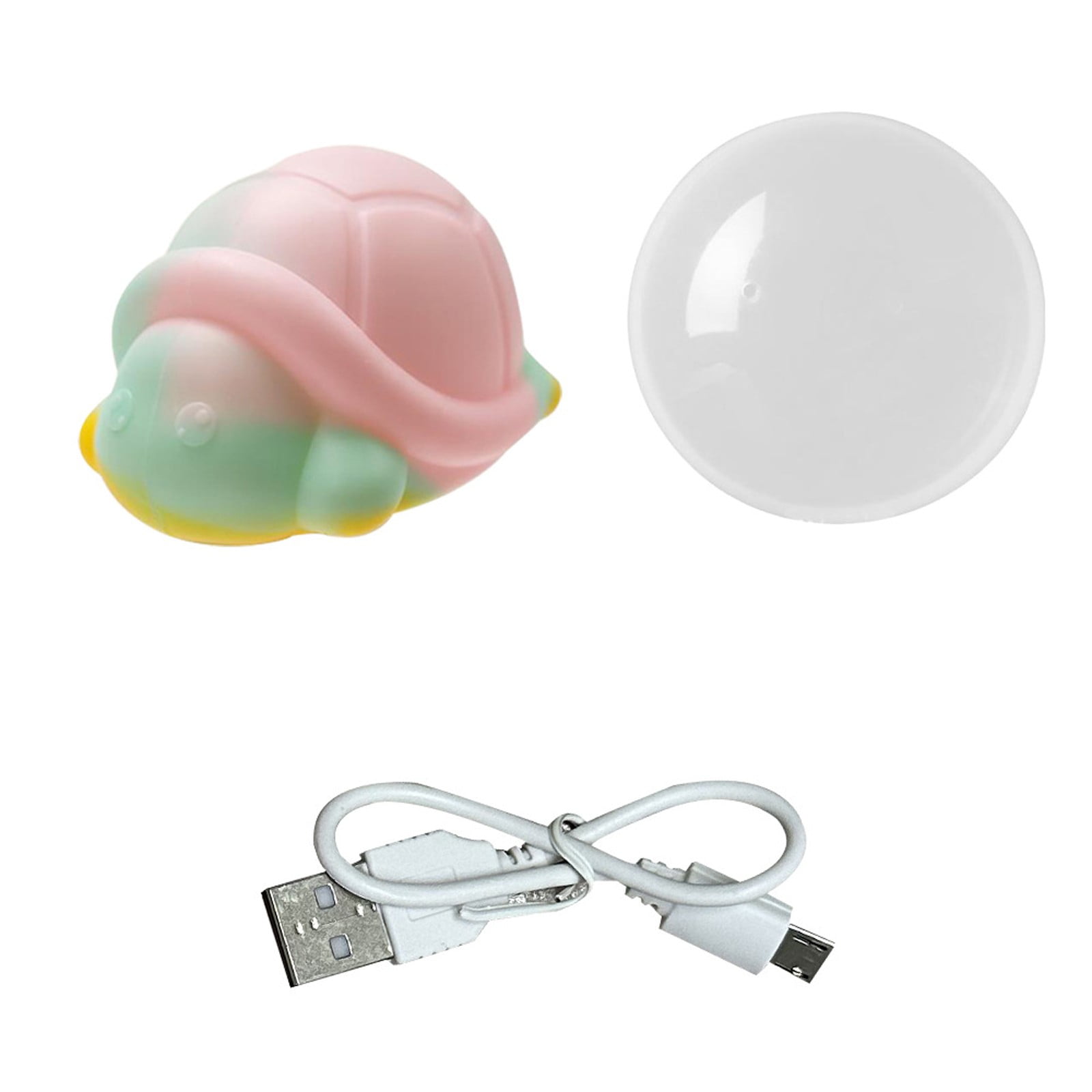 Pyaiiner Lighting Car Turtle with Charging Cable Rolling Light Ball Electric Silicones Bouncing ...