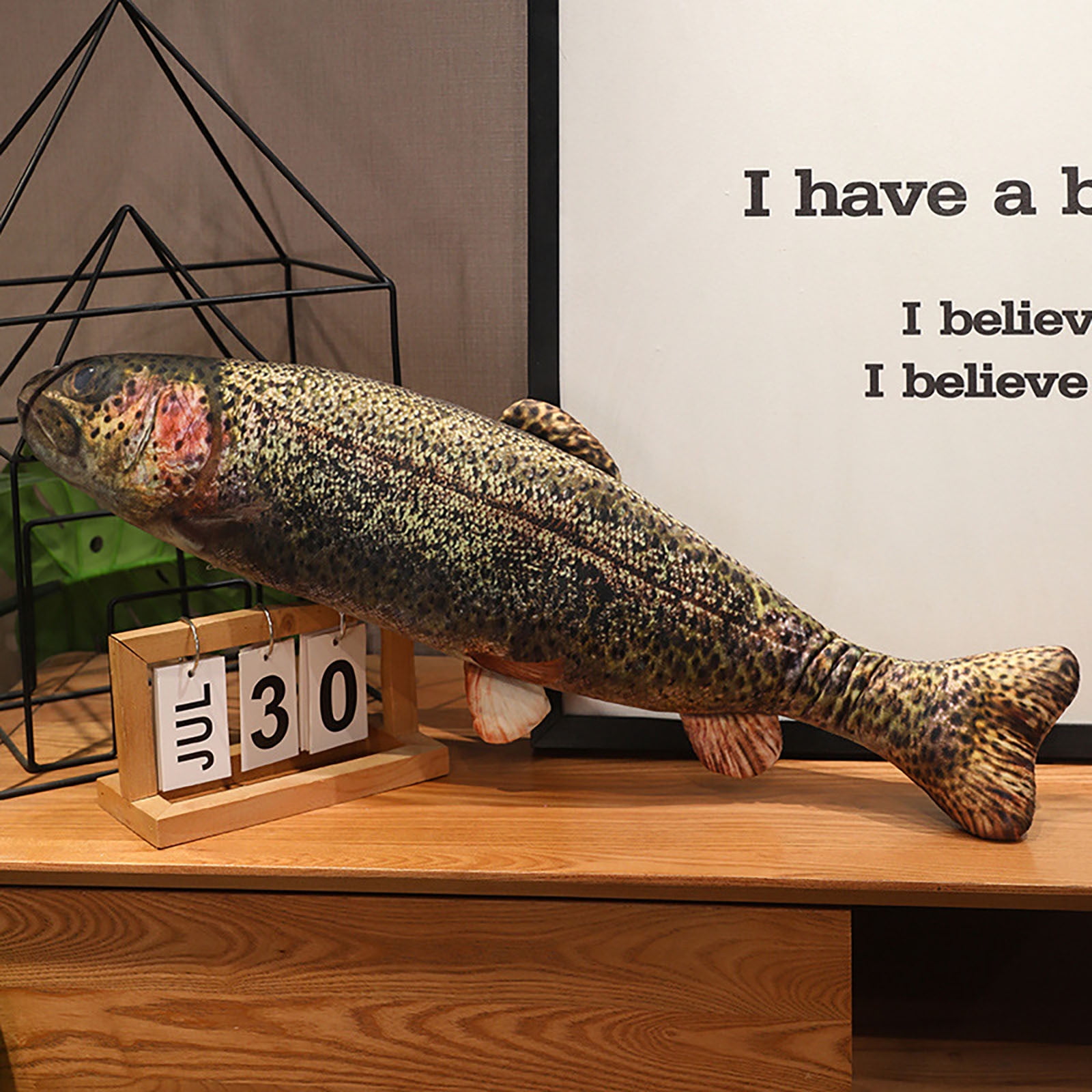 Pyaiiner Realistic Fake Fish Toy 8 Types 3 Sizes Sleep Pillow Doll ...