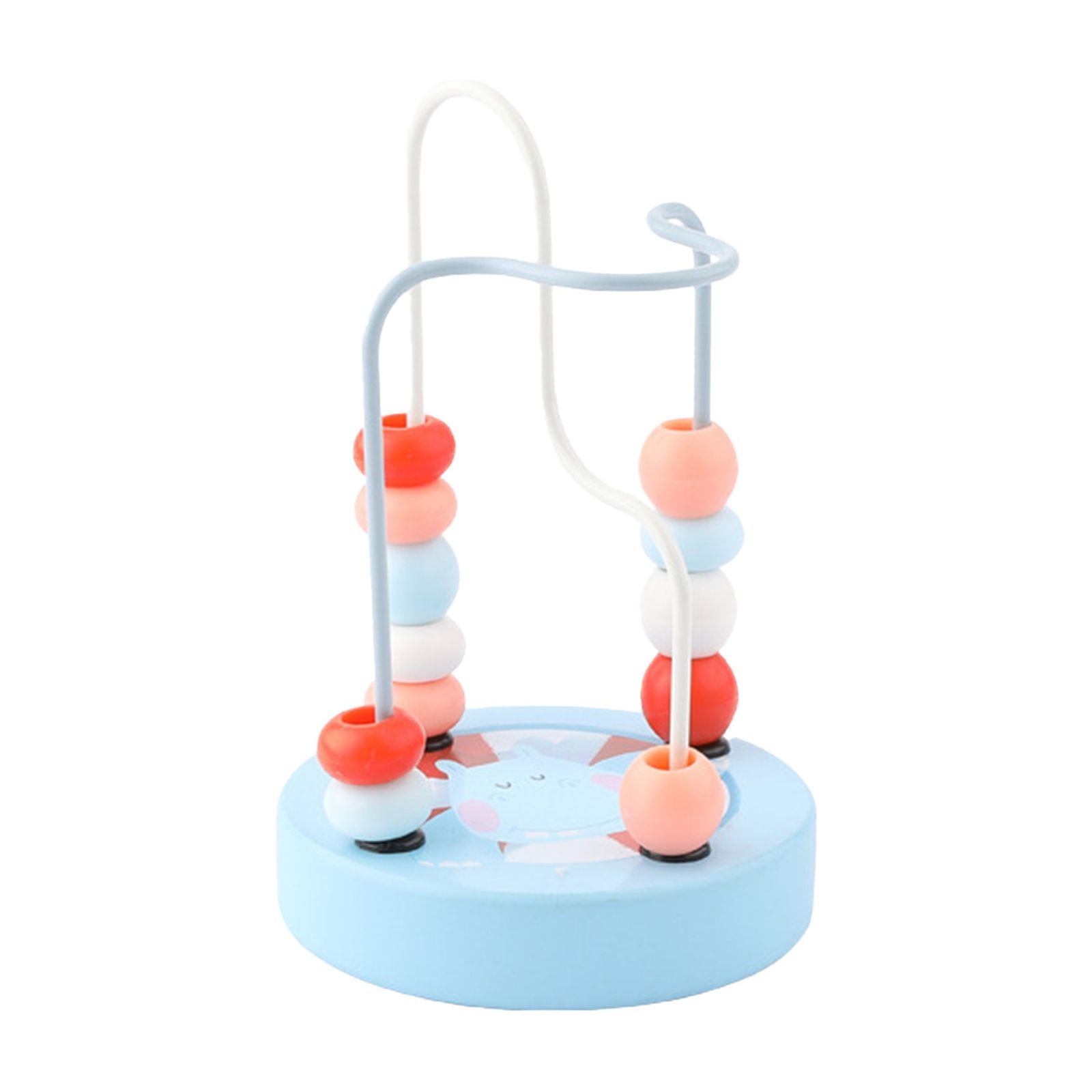 Pyaiiner Wooden Bead Threading Toy for Kids Multi-Functional Animal ...