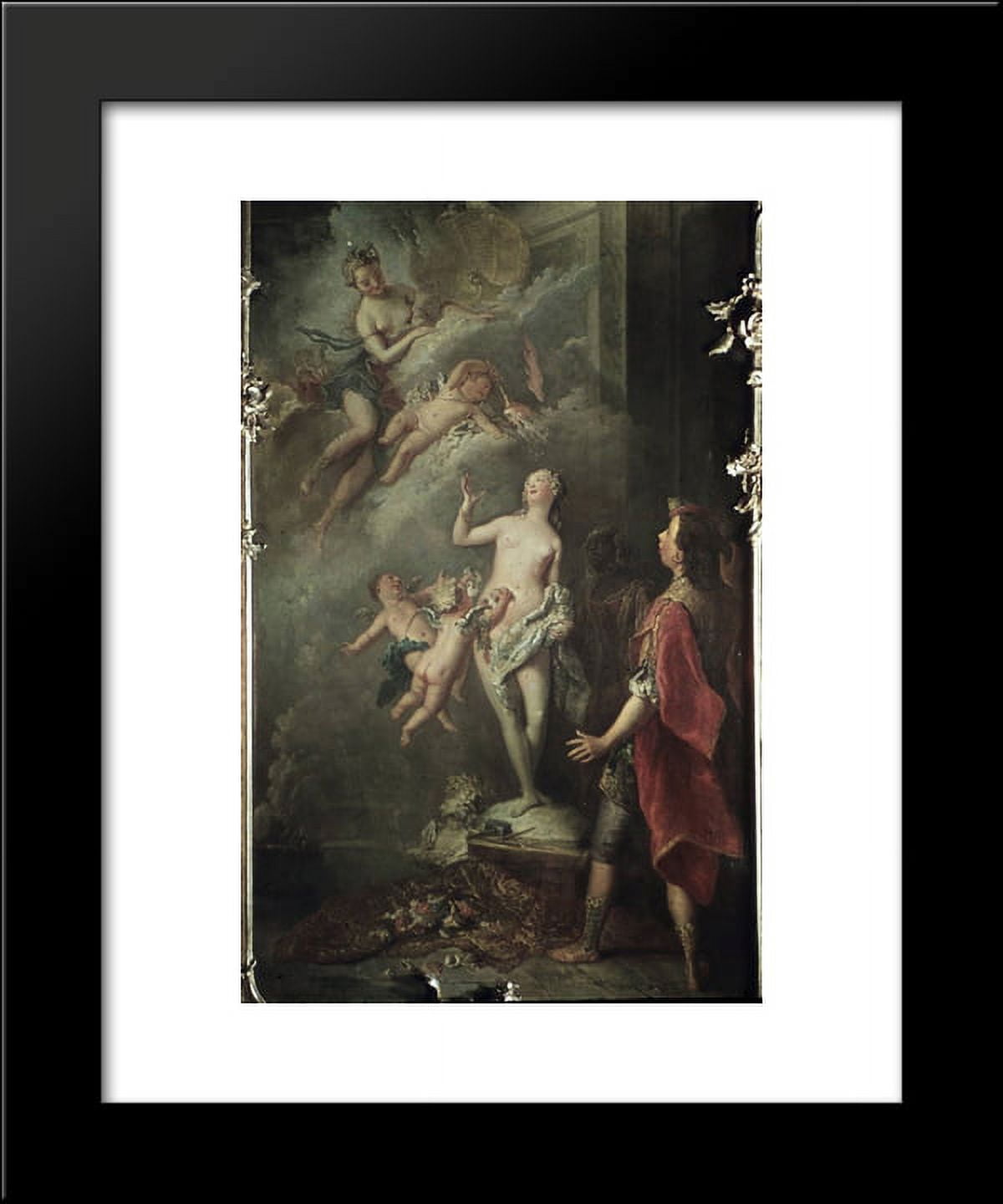 Pygmalion und Galatea 20x24 Framed Art Print by Pesne, Antoine ...