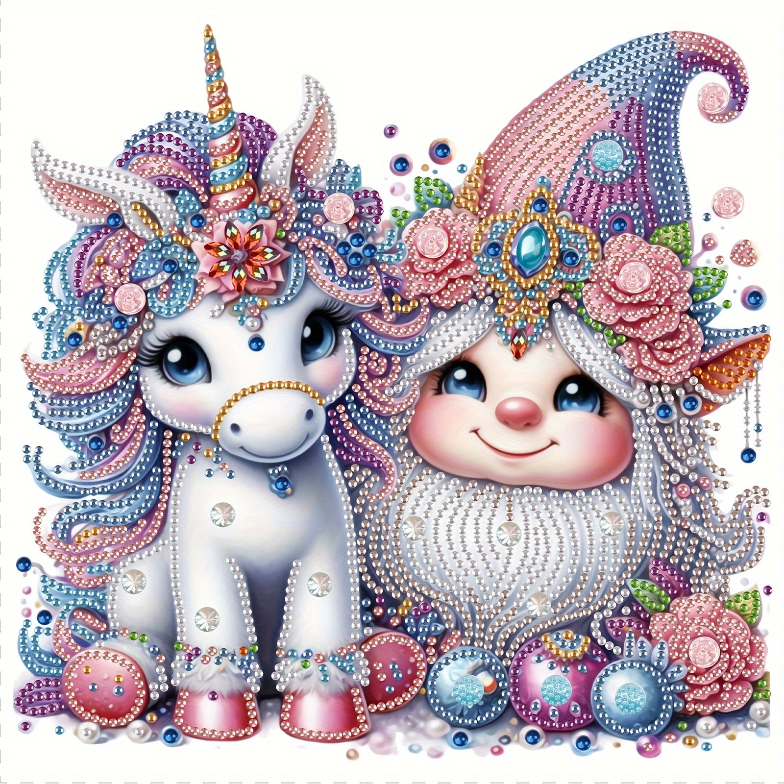 Pygmy Unicorn Horse Diamond Art Painting Kit - Walmart.com