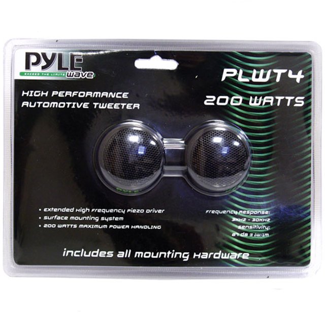 Pyle 1.5" 200 Watt Surface Mount Piezo Tweeter - Walmart.com