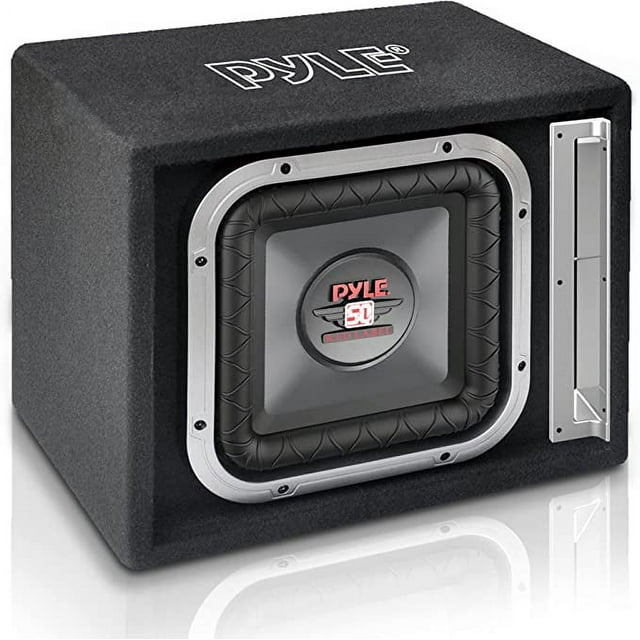 Pyle 10" Single Series Vented Subwoofer Enclosure High Powered Woofers ...