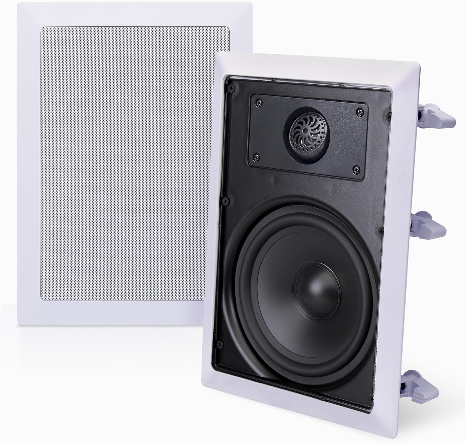 Pyle 150 Watts 5.25'' In-Wall / In-Ceiling Stereo Speakers - 2-Way ...