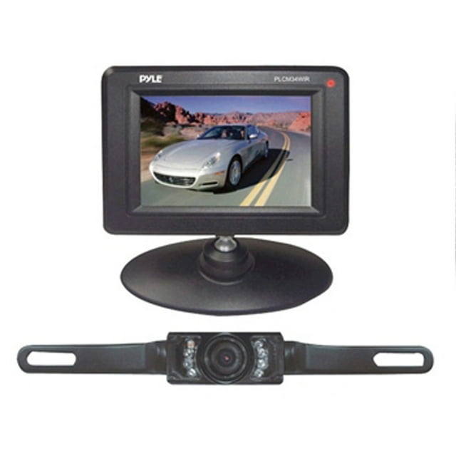 Pyle 3.5" Monitor Wireless Back-Up Rearview & Night Vision Camera ...