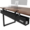 Pyle 36" Under Desk Cable Management Tray – Clamp or Screw Mount Wire ...