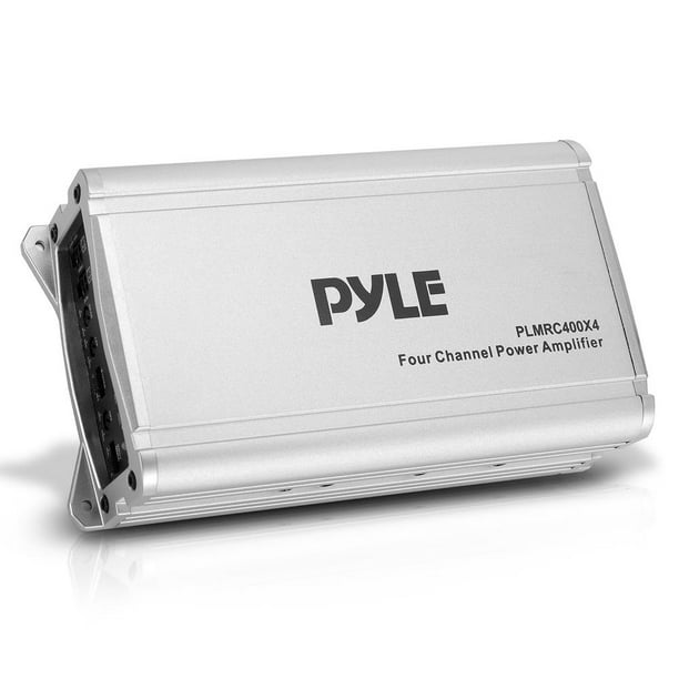 Pyle 4-Channel Weather-Resistant Audio Amplifier System - Class D Compact Designed Suit for Car ...
