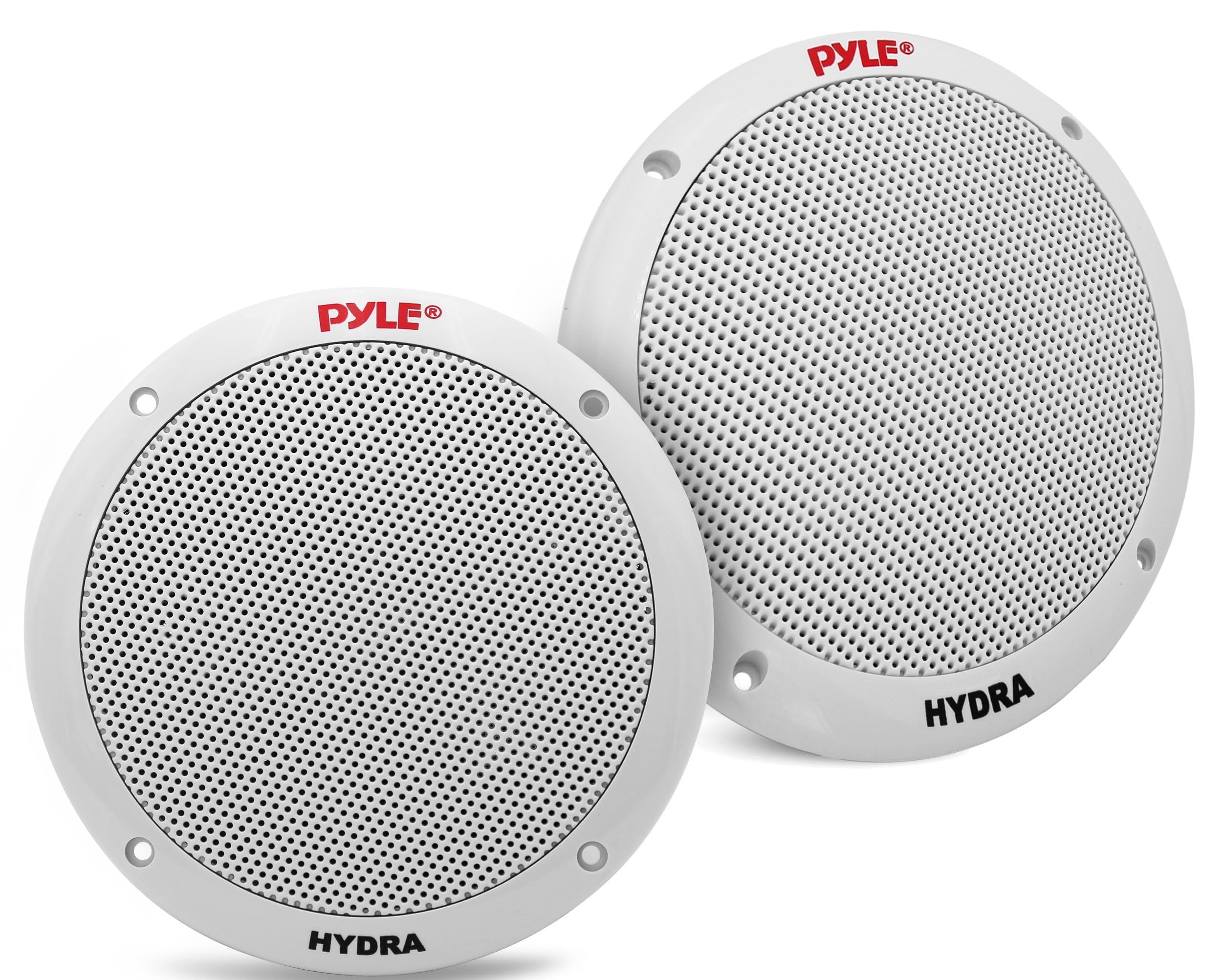 Pyle 6.5 Inch Dual Marine Speakers - 2 Way Waterproof and Weather ...