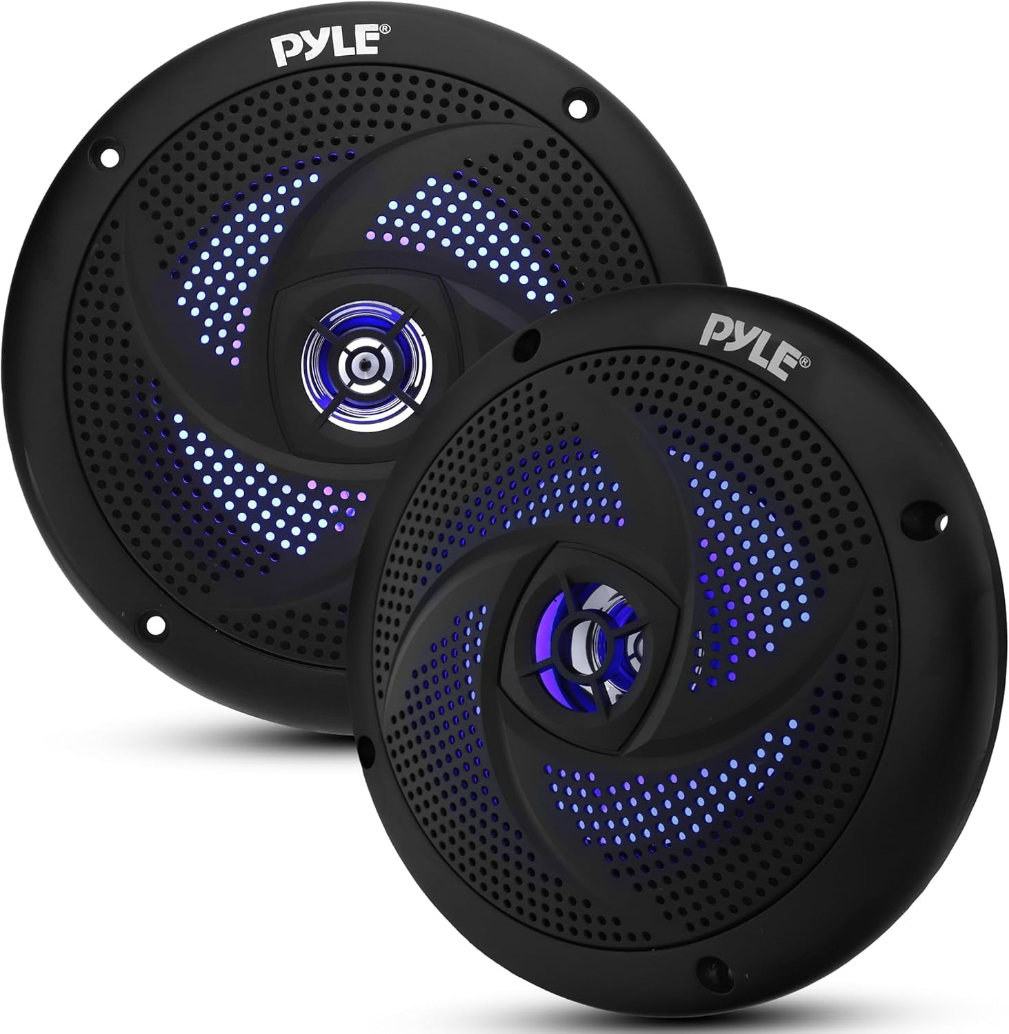 Pyle 6.5'' Waterproof Marine Speakers – 240W Slim Mount Speaker Pair ...