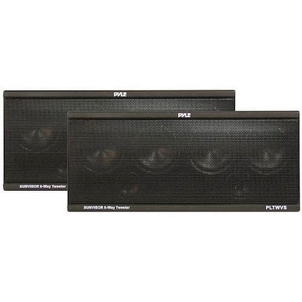 Pyle 6-Way Sunvisor Mount 200 Watt Tweeter System - Walmart.com