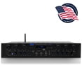 Pyle 600 Watt 6 Channel Bluetooth Amplifier Stereo Receiver w/ Remote ...
