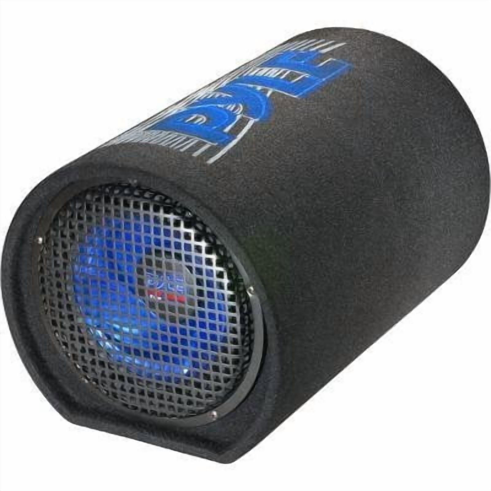 Pyle 8-Inch Carpeted Subwoofer Tube Speaker - 400 Watt High Powered Car ...