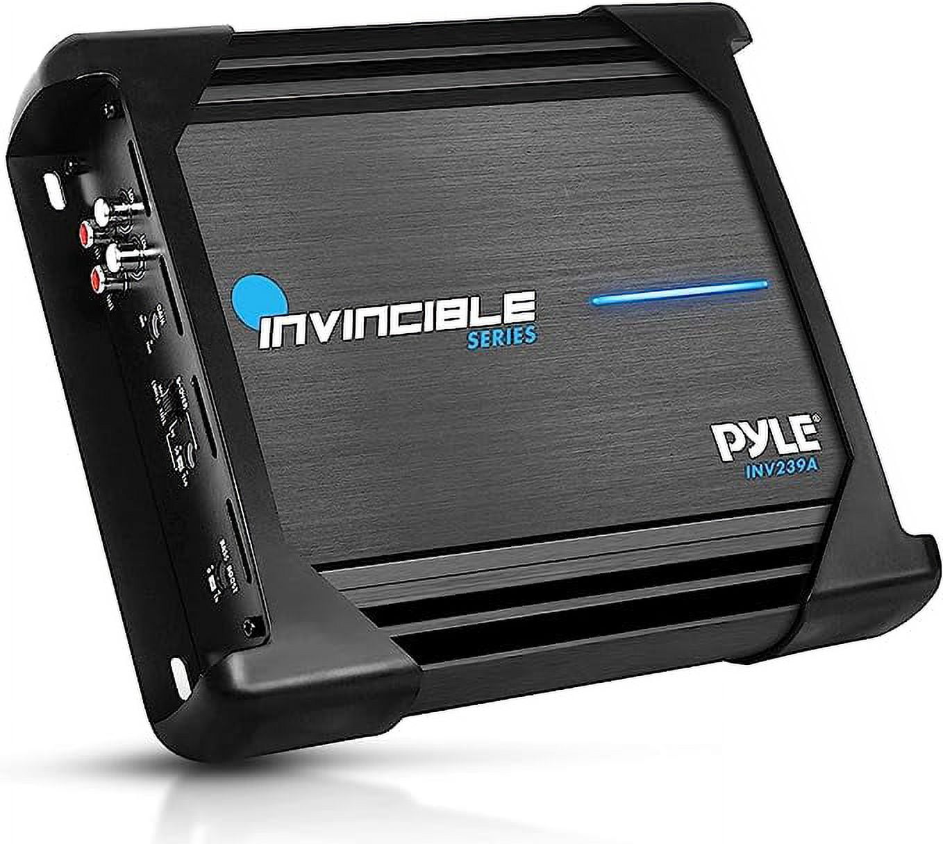 Pyle 9” Class AB Mosfet Amplifier - Invincible Series Bridgeable Amp, 2 ...