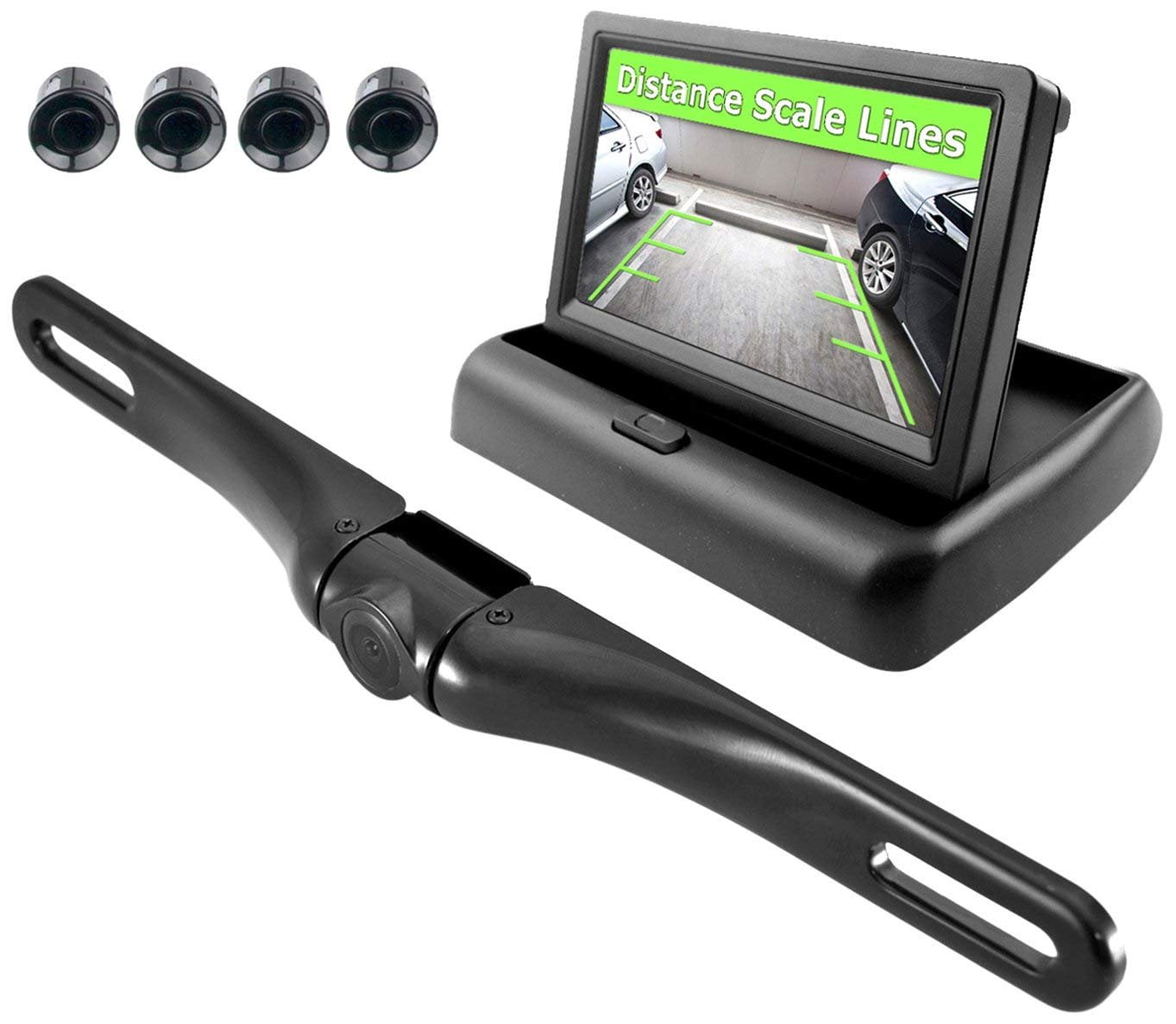 Pyle AZPLCMPS48 Rearview Backup Camera & Monitor Driving Assist System ...