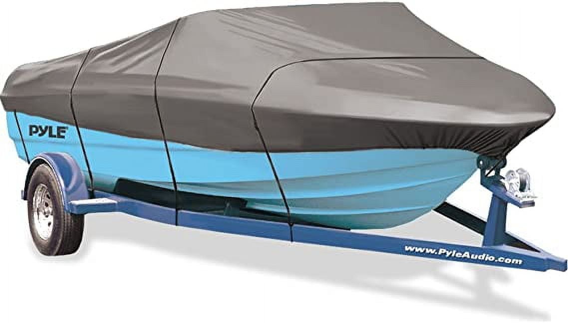 Pyle Armor Shield Boat Cover, Waterproof Marine Grade 600 Denier ...