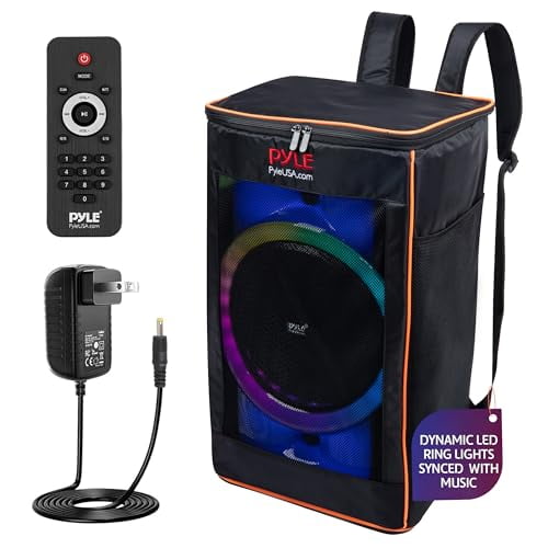 Pyle Audio Large Bluetooth Party Speaker - Big Bluetooth Speaker with ...