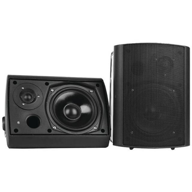 Pyle Audio Wall Mount 6.5" Bluetooth Indoor/Outdoor Speaker System ...