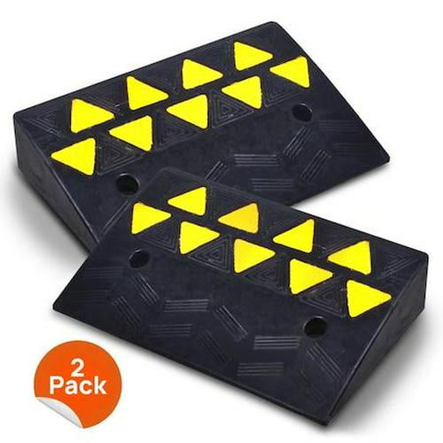 Pyle Car/Truck Curb Ramps - Vehicle Curb-Side Bridge Kit (Pair ...