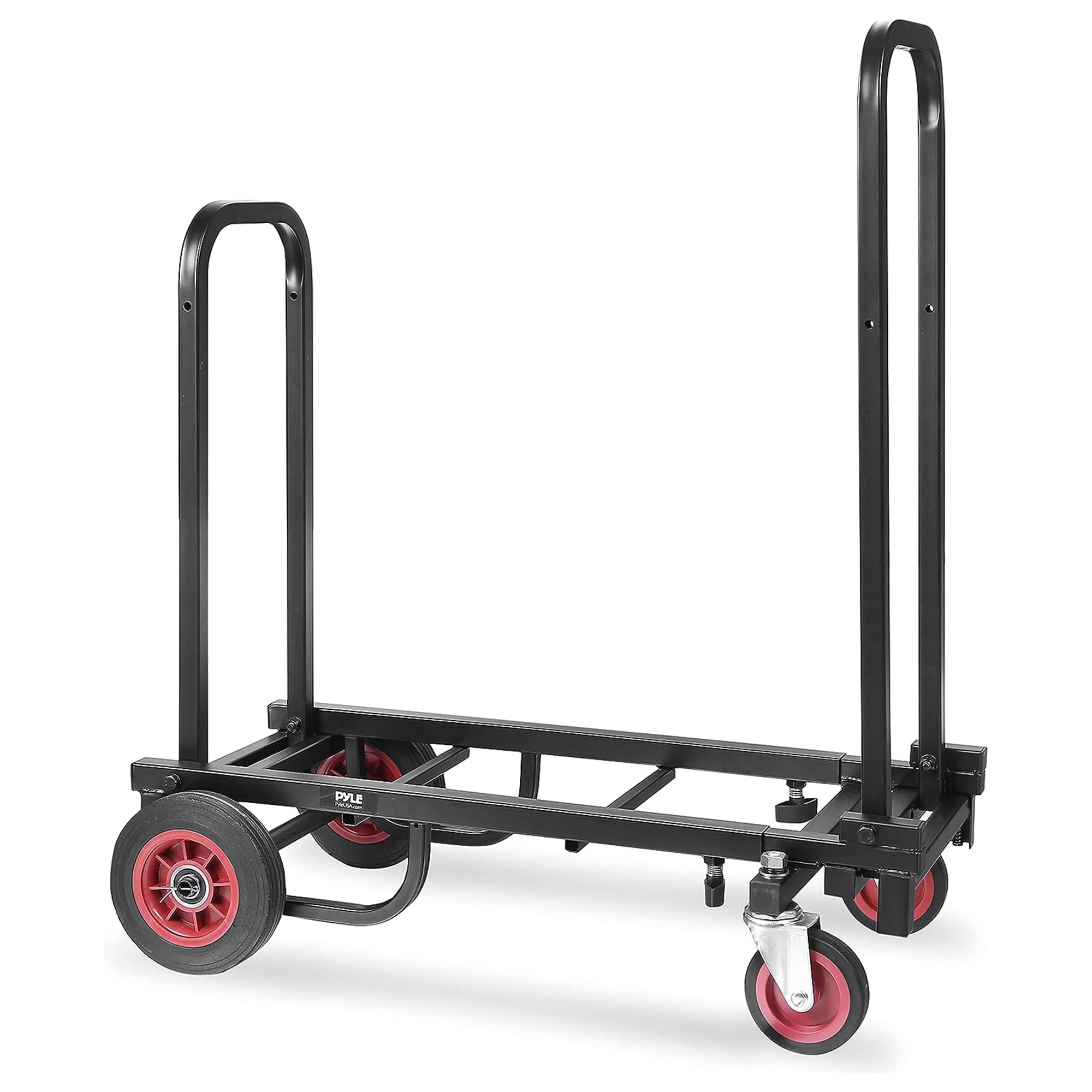 Pyle Compact Adjustable Folding Hand Truck Dolly Platform Multi Cart ...