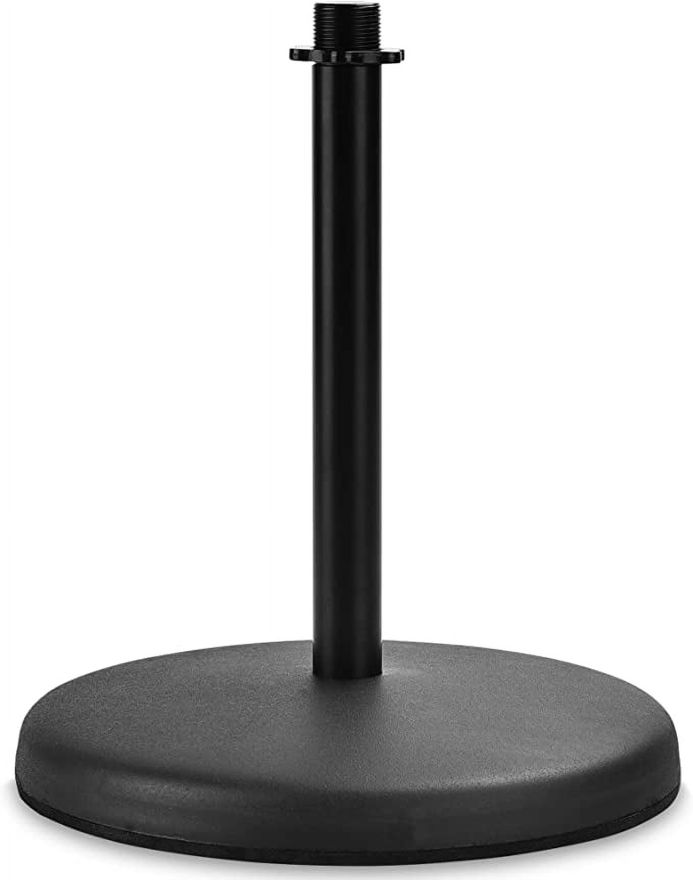 Pyle Compact Tabletop Stand - Round Base, Desktop Tabletop Stand, and ...