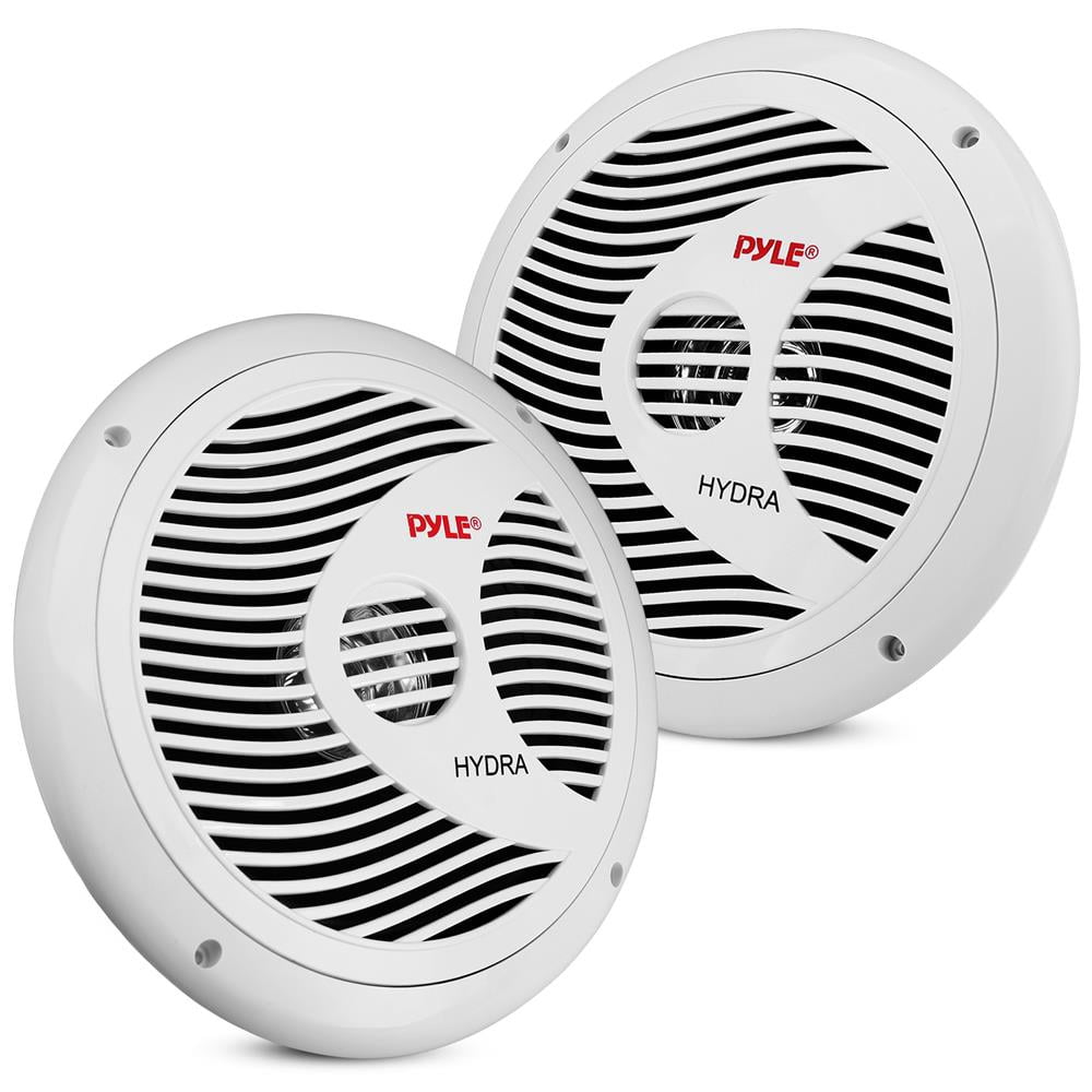 Pyle Dual 5.25” Waterproof Marine Speakers, 2-Way Full Range Stereo ...