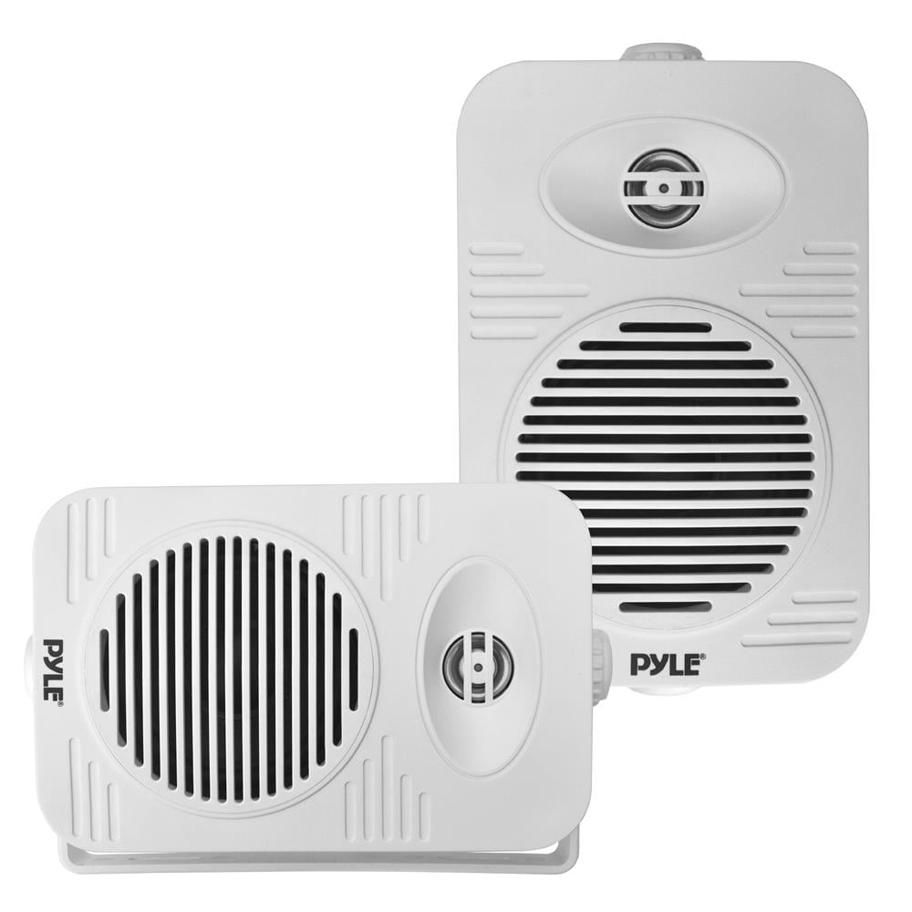 Pyle Dual 6.5” Waterproof Marine Speakers, Full Range Stereo Sound, 150 ...
