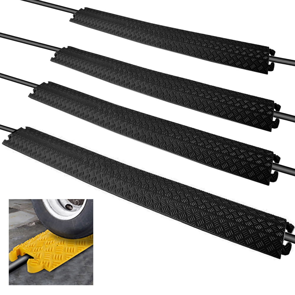 Pyle Durable Cable Protection Ramp Cover-Supports 11000lbs Single ...