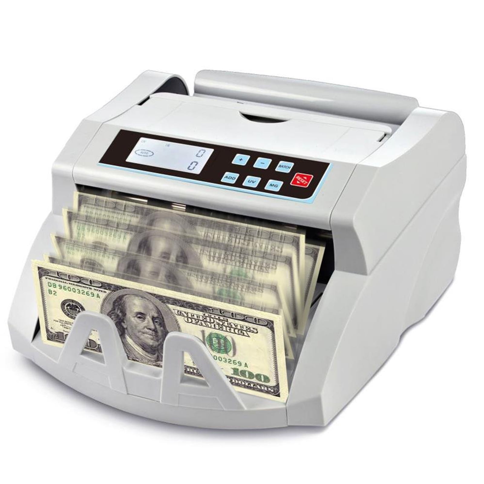 Pyle Electronic Bill Counter Cash Money Banknote Counting Machine ...