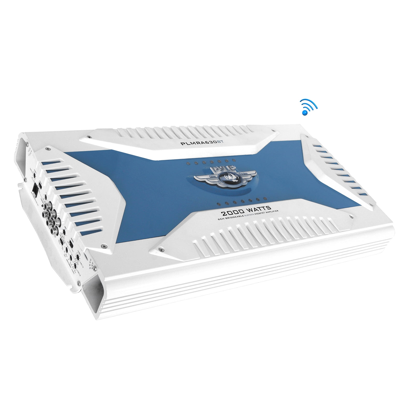Pyle Elite 6 Channel 2000 Watt Amp Waterproof Bridgeable Bluetooth ...