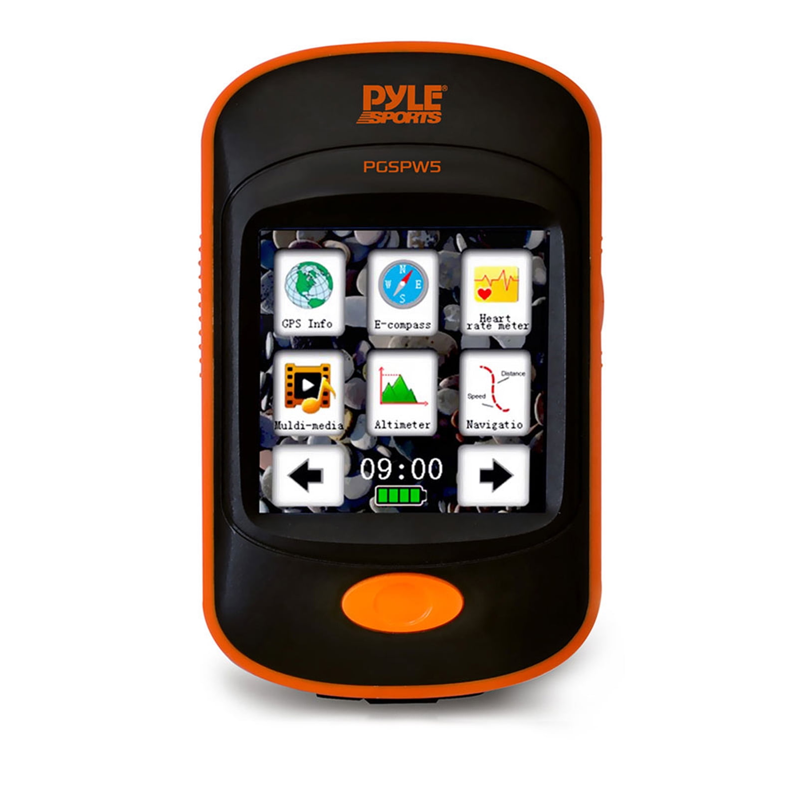 Pyle GPS Navigation Sporting Unit with Built-in MP3 Player, Pedometer ...