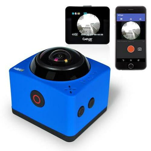 Pyle Gear Pro Hype 360 Cam - 360° Degree Panorama 1080P HD Camera (Blue ...