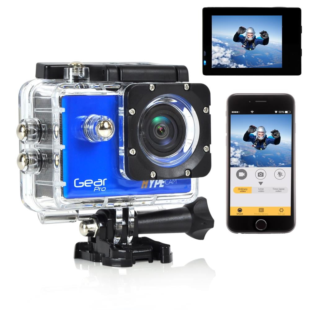 Pyle HYPE Cam - 4K Ultra HD Wi-Fi Camera, 1080p+ Sports Action Pocket ...