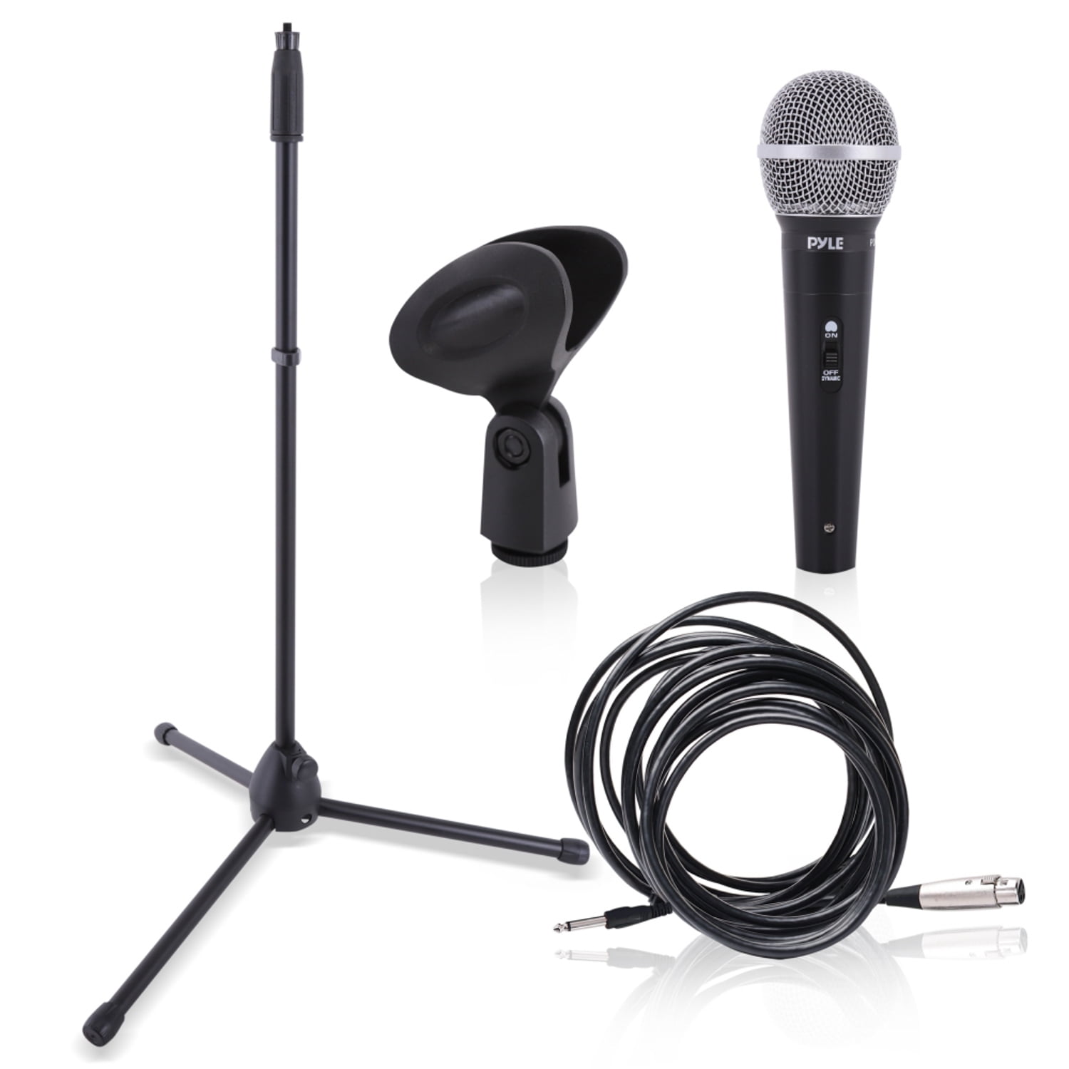 Pyle PDMIC88ST - Dynamic Micro Kit - Pro Mic Kit with Micro Stand ...