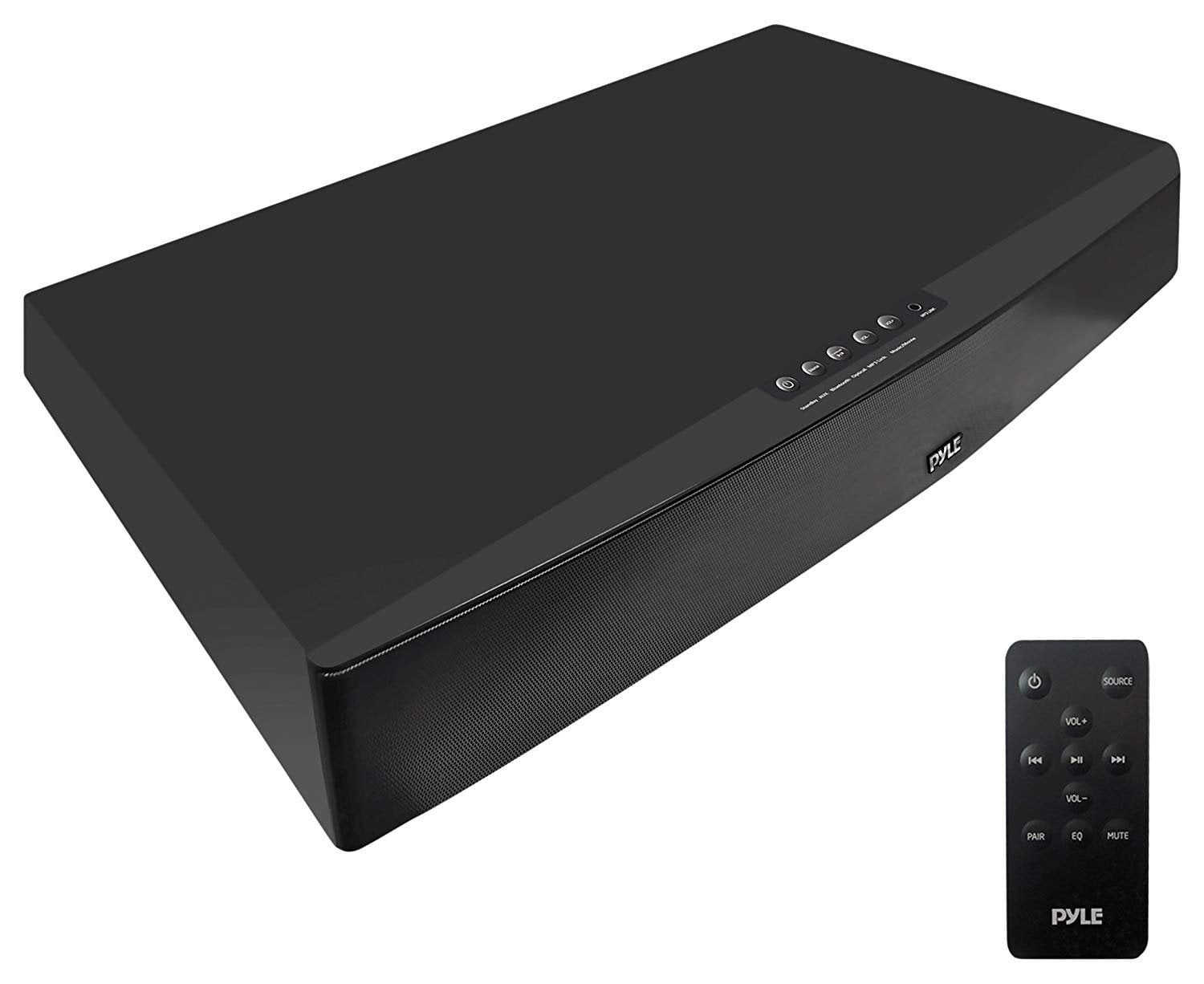 Pyle Home AZPSBV600BT Wave Base Bluetooth Tabletop Soundbar Digital ...