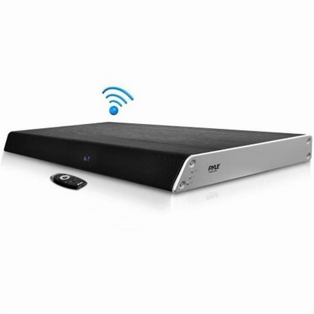 Pyle Home Bluetooth Tabletop TV Sound Base Soundbar Digital Speaker ...