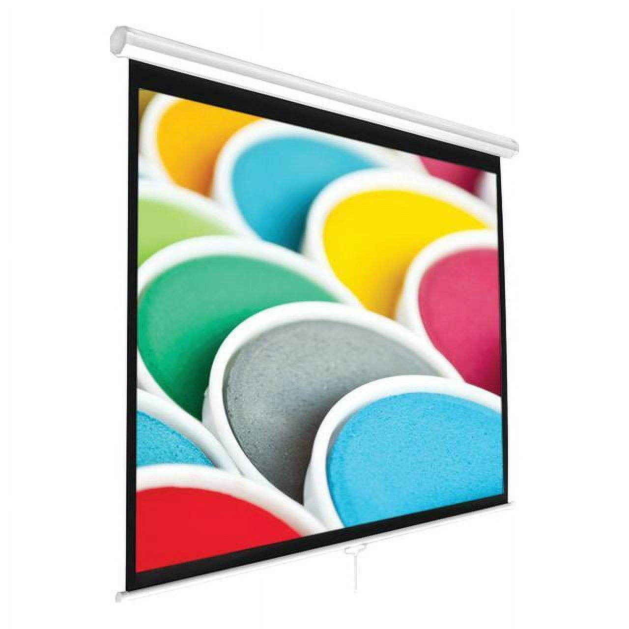 Pyle PRJSM7206 Universal 72-Inch Roll-Down Pull-Down Manual Projection ...
