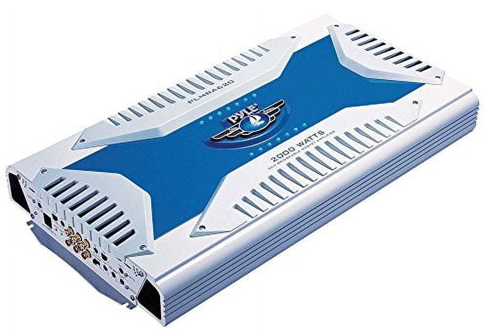 Pyle Hydra PLMRA620 Marine Amplifier, 2000 W PMPO, 6 Channel, Class AB ...