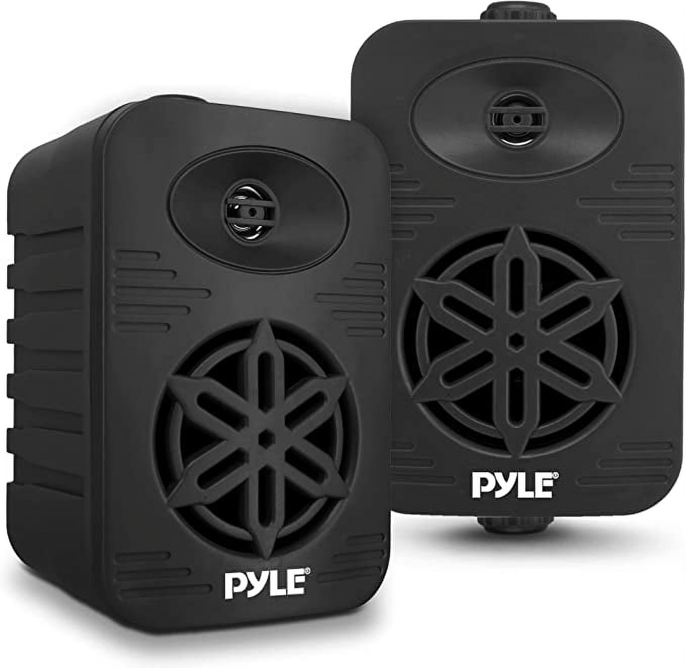 Pyle Indoor Outdoor Speakers Pair - 300 Watt Dual Waterproof 4” 2-Way ...