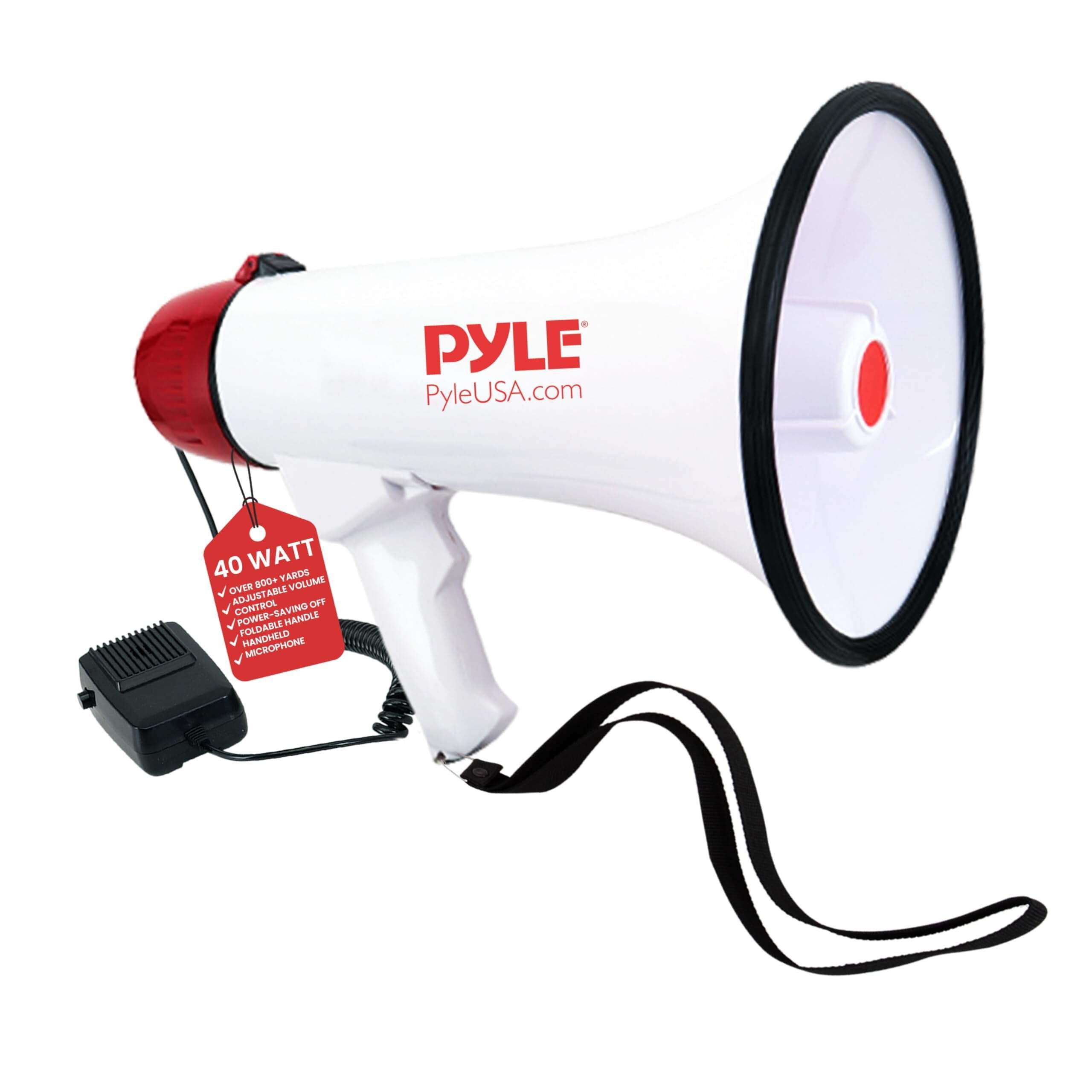 Pyle Megaphone Speaker PA Bullhorn - Walmart.com
