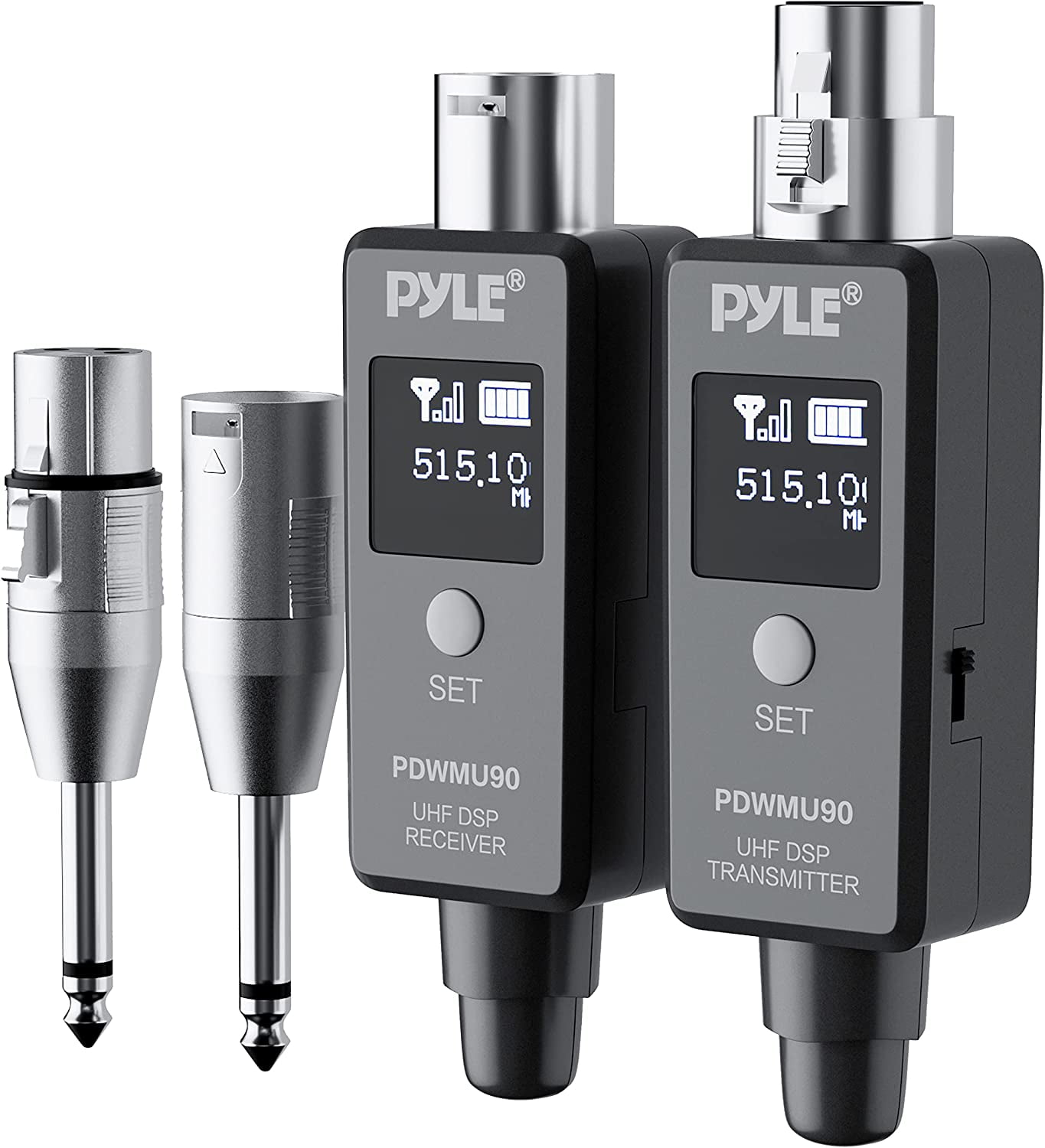 Pyle Multifunctional UHF Wireless XLR Adapter System, Transmitter And ...