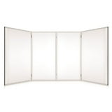 Pyle PDJFAC12 24.2 x 48 x 46 Inch DJ Booth Stand Cover Screen Scrim ...