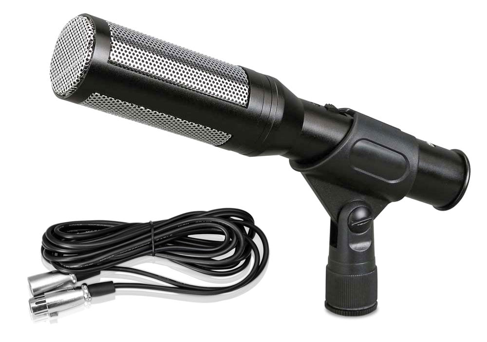 Pyle PDMIC35 - Professional Shotgun Microphone, Electret Condenser Mic ...